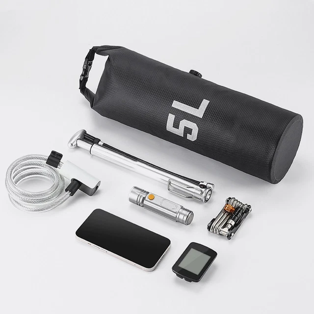 ROLL TOP DESIGN Easy To Use Made Of Package Content Pair Bike Fork Bag ...