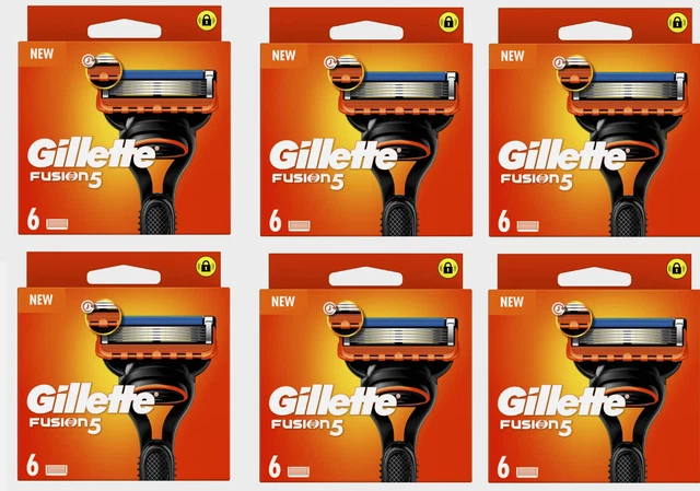 LOT LAMES GILLETTE FUSION 5 Recharges de Rasoir Pack Rechange Gilette ...