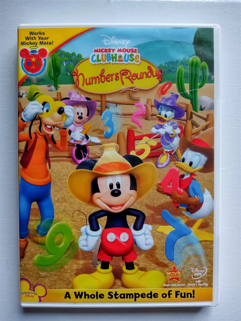 MICKEY MOUSE CLUBHOUSE: Mickeys Numbers Roundup (DVD, 2010) - B617 £1. ...