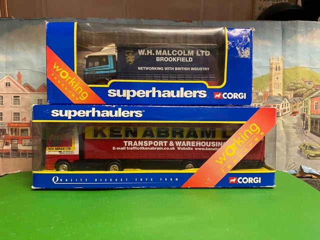 CORGI SUPERHAULERS SCANIA WH Malcolm /Volvo Ken Abram model trucks 1:64 ...