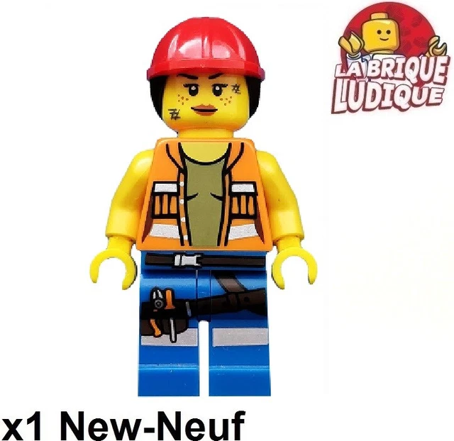 LEGO FIGURE MINIFIG Series the LEGO Movie Gail Construction Worker ...