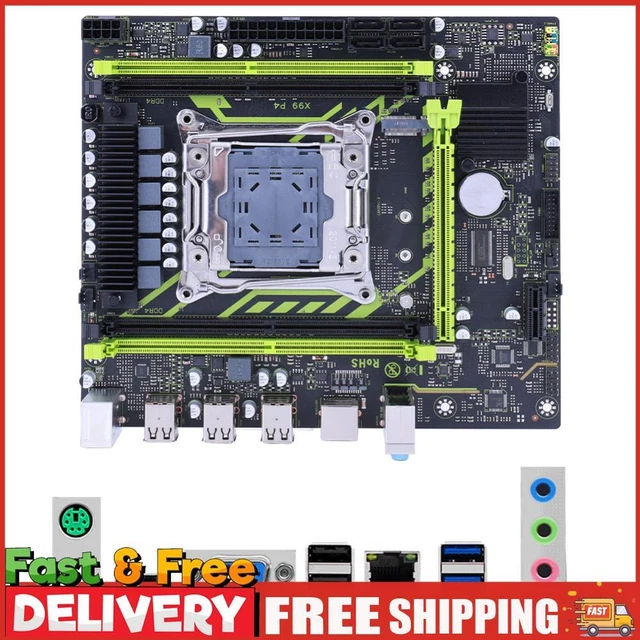 X99 DESKTOP MOTHERBOARD LGA 2011 PC Mainboard 4*DDR4 128GB PCIE SATA ...