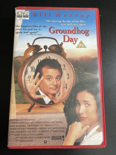 GROUNDHOG DAY (VHS) 1993 BIG BOX Bill Murray Comedy Classic £14.50 ...