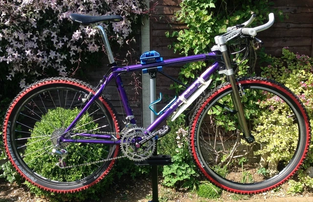 RALEIGH DYNA-TECH TORUS XT 18" titanium mountain bike retro/old school ...