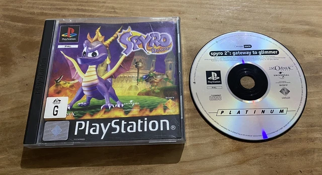 SPYRO THE DRAGON - Sony PlayStation One PS1 + Spyro 2 Gateway To ...