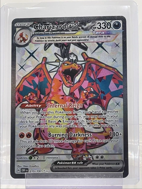 CHARIZARD EX 2023 Pokemon Tcg Obsidian Flames Ultra Rare Q1632 EUR 2,07 ...