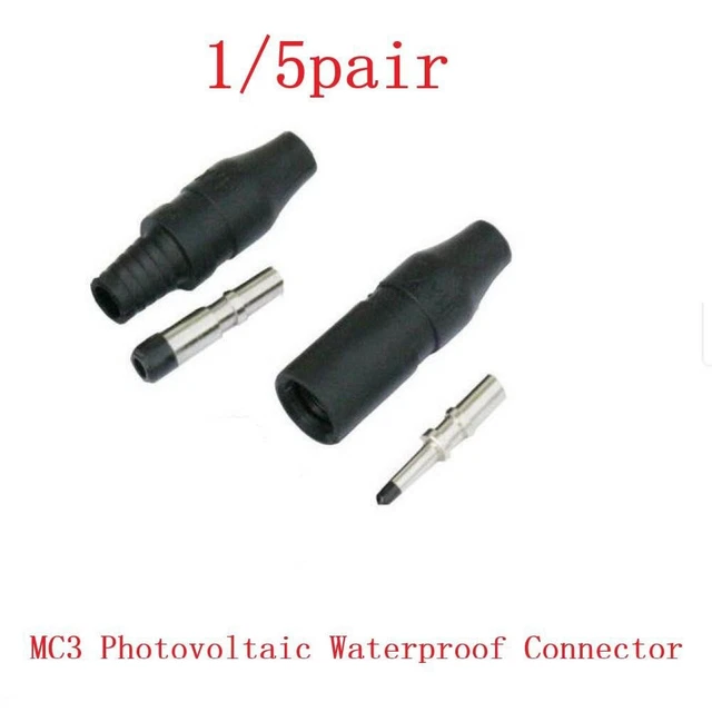 MC3 PV MÂLE Femelle IP67 Connector-Plug Câble Connecteur For-Solar ...
