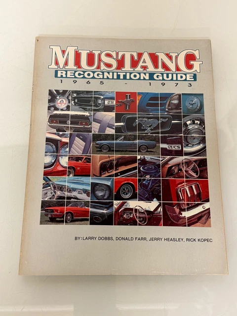 FORD MUSTANG RECOGNITION Guide American motor racing motoring reference ...