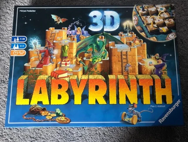 RAVENSBURGER 3D LABYRINTH Family Board Game £4.99 - PicClick UK