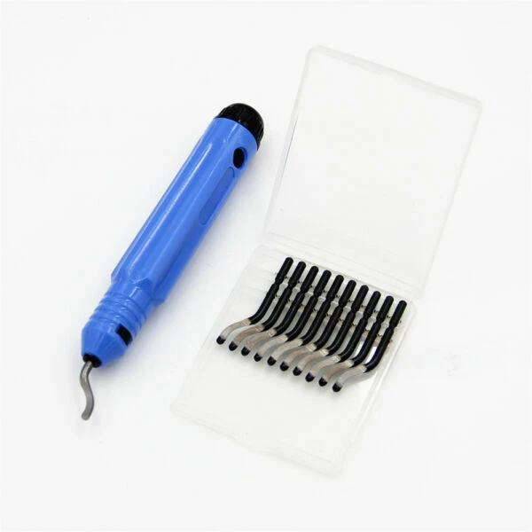 NOGA NB1100 HOLE deburring tool handle blue 10 blades BS1010 S10 Sharp ...