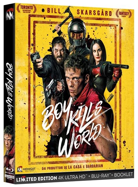 BOY KILLS WORLD (Limited 4K UHD + Blu-ray) (4K UHD Blu-ray) Bill Skarsgård EUR 48,43 - PicClick IT