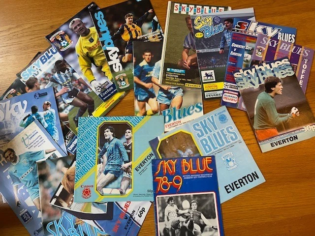 COVENTRY CITY V Everton - Bundle (matchday programmes x 17 ) £18.27 ...
