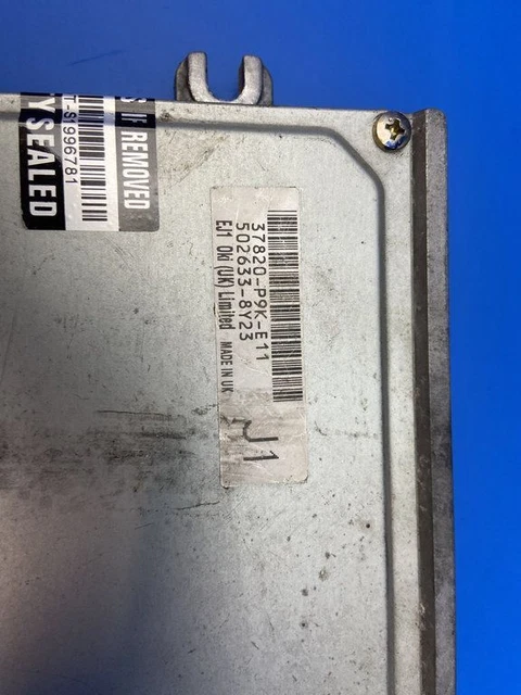 HONDA CIVIC B18C4 VTI Engine control unit module ECU 37820-P9K-E11 ...