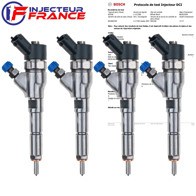 4X 0445110076 - 9641742880 Injecteur Bosch Citroen Peugeot 2.0 HDI 0445110062 EUR 269,95 ...