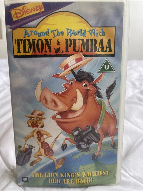 RARE WALT DISNEY Around the World With Timon & Pumbaa On VHS See ...