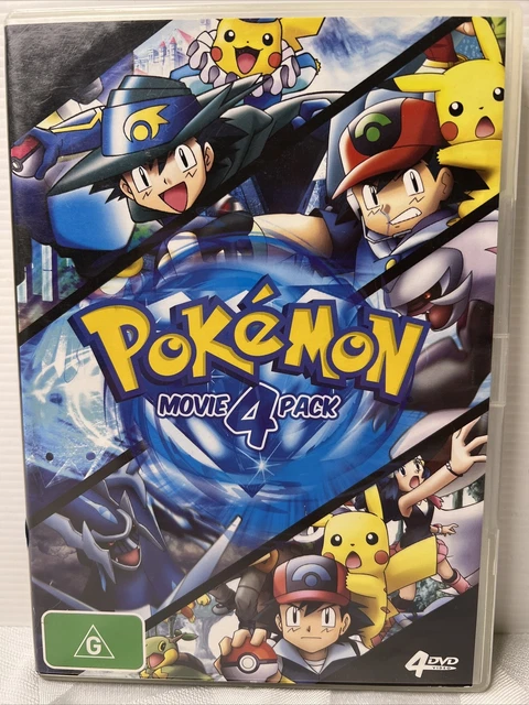 POKEMON 4 MOVIE Pack Box Set DVD, 2006 Regional 4 $14.99 - PicClick AU