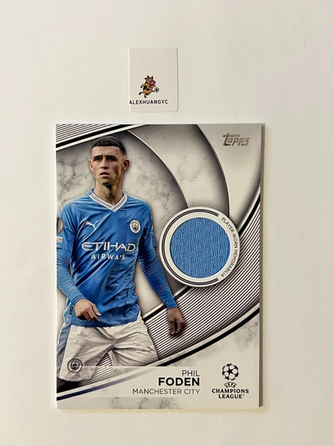 2023-24 TOPPS UEFA Club Competitions Phil Foden Player Worn Jersey EUR ... 2023-24 TOPPS UEFA Club Competitions Phil Foden Player Worn Jersey EUR ...