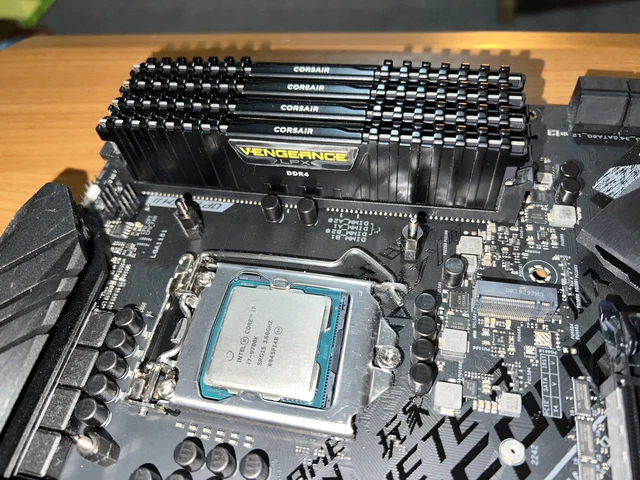 INTEL I7-9700K CPU ASUS Z390-F Motherboard DDR4 32GB RAM Used Set £218. ...