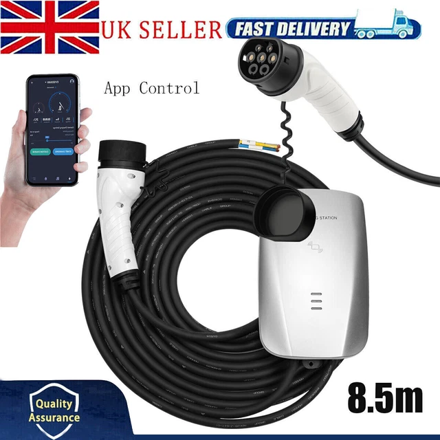TYPE 2 EV Charger UK Plug 7KW 32A Home Electric Vehicle Charging Station Wallbox £229.89 ...