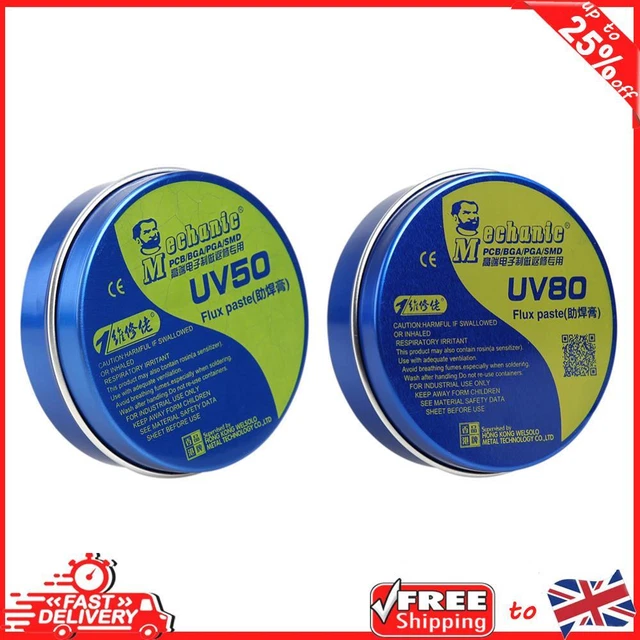 MCN-UV50 UV80 FLUX Solder Paste Mobile Phone PCB Repair IC Parts Soldering Gel £5.52 - PicClick UK