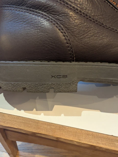 ROCKPORT XCS MENS Size 11 Brown Leather Green Canvas Boots VVGC £37.09 ...