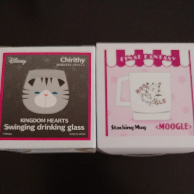 FINAL FANTASY PRODUCT Chirisi Yurayura Glass Moogle Stacking Mug Set Of ...