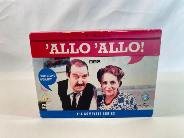 'ALLO 'ALLO BBC DVD Box Set, Complete Collection Series 1-9 - Set of 16 Discs £10.29 - PicClick UK