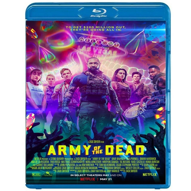 ARMY OF THE Dead: Blu-ray Movie DVD(2021) 1-Disc All Region New Boxed ...