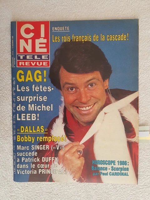 CINE REVUE N°50 1985 Michel Leeb H.seroka Carole Lombard Mireille ...