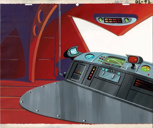 CASPER THE GHOST Space Angels Production Animation Cel Background UL ...