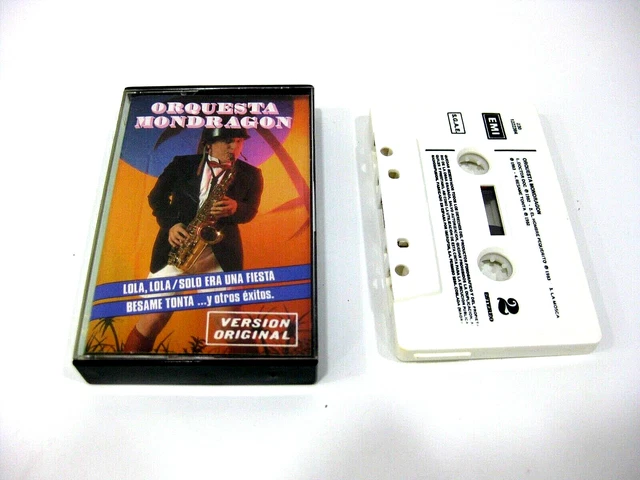 ORCHESTRE MONDRAGON CASSETTE Lola, Lola-Ronnie-Besame Tonta-La Mosca ...