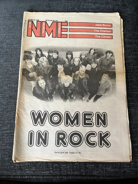 NME MAGAZINE 29 Mar 1980 Jam Ad U2 Bunnymen live Women In Rock SLF see ...
