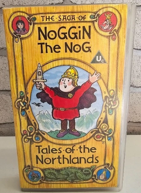 THE SAGA OF Noggin The Nog Tales Of The Northlands Vhs Tape Certficate ...