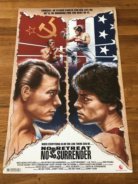 MOVIE POSTER NO Retreat No Surrender 430mm x 670mm EUR 4,65 - PicClick IT