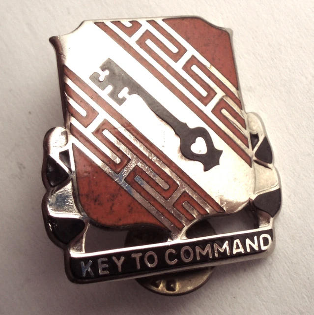 US ARMY 50TH Signal Battalion Unit Crest Pin KEY TO COMMAND ca31x32mm ...