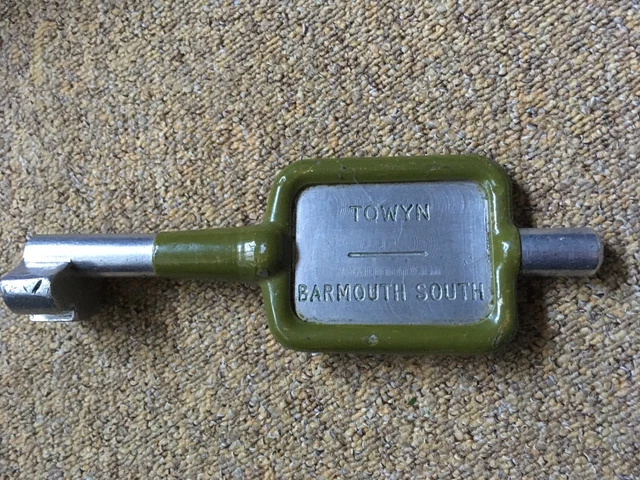 RAILWAY KEY TOKEN for Single Line Tracks - collectible Railwayana £186. ...