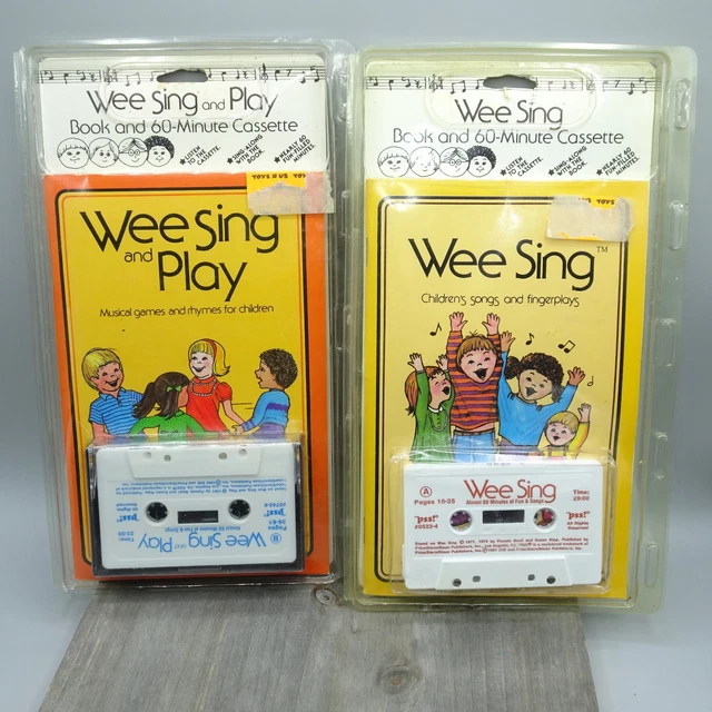 WEE SING PLAY Childrens Musical Games Rhymes & Songs Fingerplays Tapes ...
