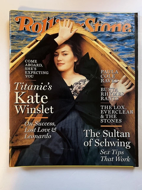 ROLLING STONE MAGAZINE Titanic’s Kate Winslet On The Cover March 1998 ...