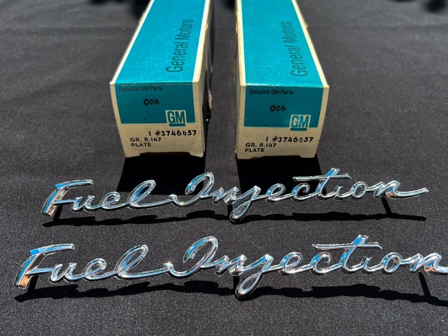 1958-1961 CHEVROLET CORVETTE Fuel Injection Emblem NOS OEM 3746457 New ...