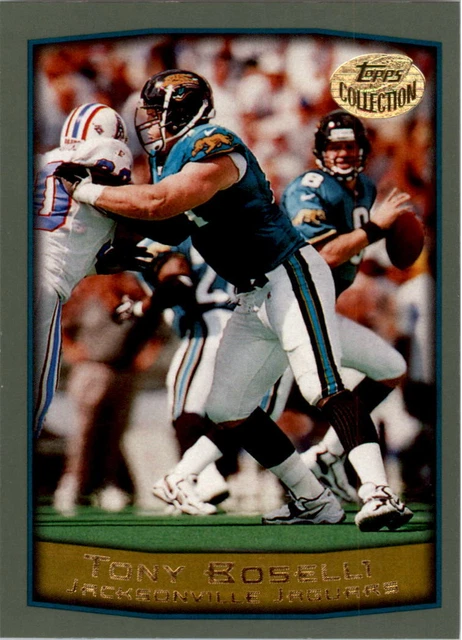 1999 TOPPS COLLECTION Jacksonville Jaguars Football Card #204 Tony ...