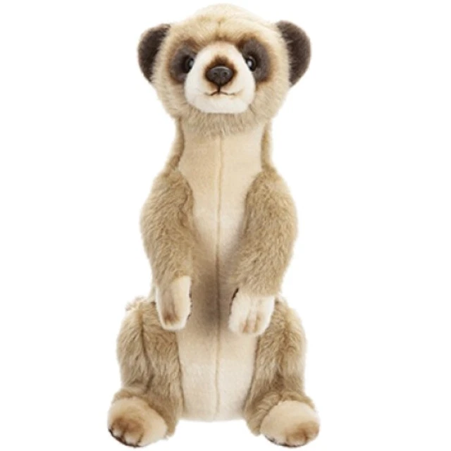 STANDING MEERKAT MONGOOSE Plush Soft Cuddly Toy Stuffed Animal Lifelike ...