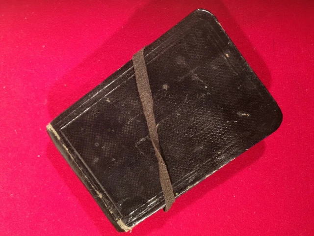 HIGHLY COLLECTIBLE WW1 Soldiers Note Book Diary April 1916-August 1917 ...