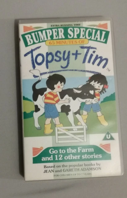 TOPSY AND TIM Bumper Special Vhs Video - Go To The Farm And 12 Other ...