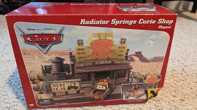 DISNEY CARS RADIATOR Springs Curio Shop Playset New In Box RARE $369.00 ...