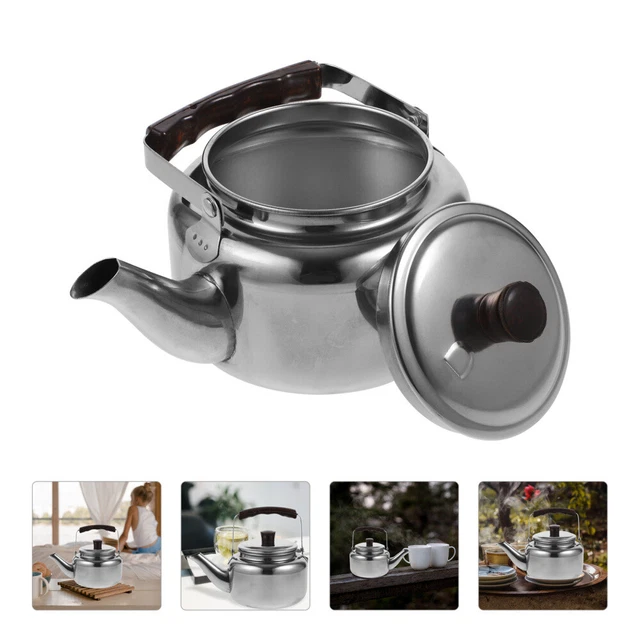 TEIERA IN ACCIAIO inox per stufa a gas/elettrica 0,8 L EUR 14,55 ...