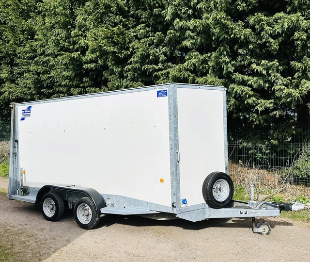 IFOR WILLIAMS BV126 12ft Box Van Trailer (Ramp Doors) Ivor BV105 BV106 ...
