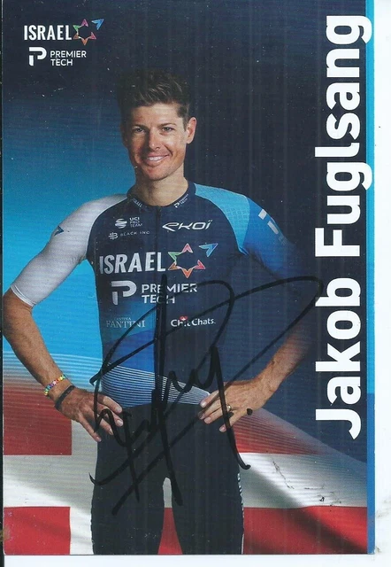 TOUR DE FRANCE CYCLISME autographe de FUGLSANG JACFOB team ISRAEL EUR 1 ...