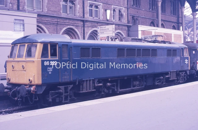 RAIL 35MM COLOUR Slide 86222 Class 86 Liverpool Street Sep'86 #EI797 £4 ...
