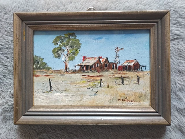 ORIGINAL SMALL LANDSCAPE Oil Painting by Terence Hadler Listed Artist ...