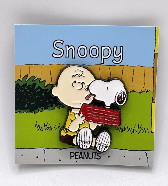 PEANUTS SNOOPY CHARLIE Brown Cute Pin Badge 3.5cm New EUR 2,72 ...
